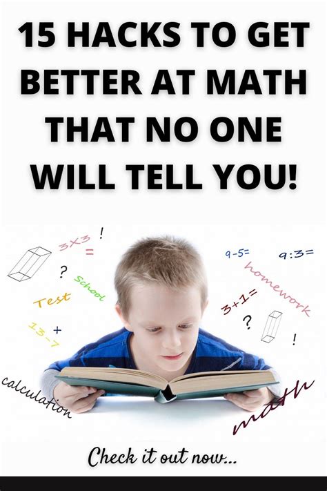 15 Hacks To Get Better At Math With Infographic Artofit