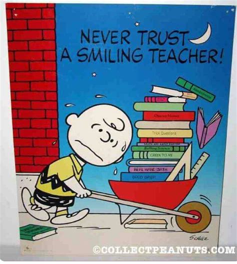 Peanuts Cartoon I Wonder What Teachers Make At Tanya Farris Blog