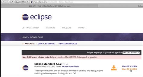 Installation Guide Eclipse In Mac OS SAP Community