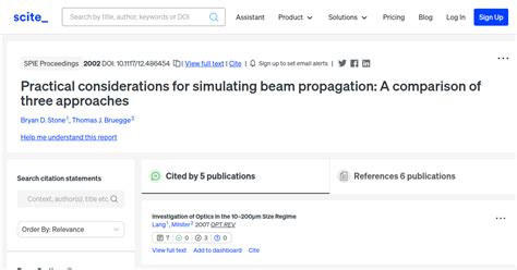 Practical Considerations For Simulating Beam Propagation A Comparison Of Three Approaches