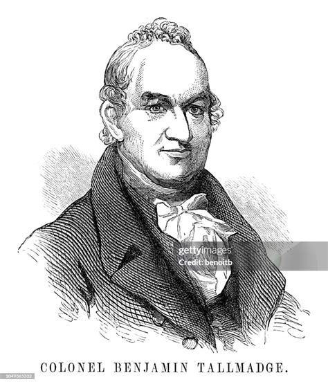 Colonel Benjamin Tallmadge High Res Vector Graphic Getty Images