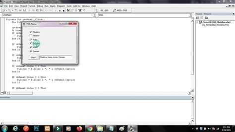 checkbox di vb6 ada contoh script youtube