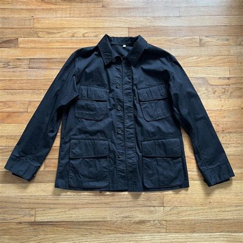 Uniqlo Uniqlo U Lemaire Black Blouson Utility Jacket Large Grailed