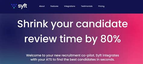 Syft Ai Powered Recruitment Integration For Ats