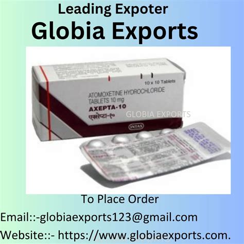 Atomoxetine Tablets Axepta 10 Mg At Rs 80 Stripe Atomoxetine Tablets In Nagpur Id 2854090746512