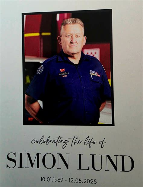 Tracie Lund The Service For Simon Lund Our Much Loved Facebook