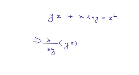 solved use implicit differentiation to find ∂z ∂x and ∂z ∂y y z x