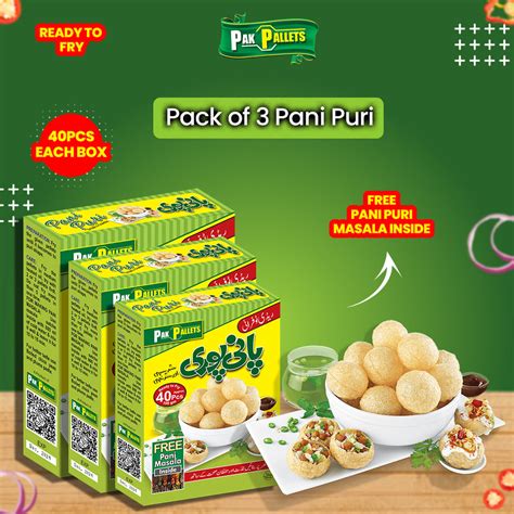 Pani Puri Gol Gappa Pak Pallets