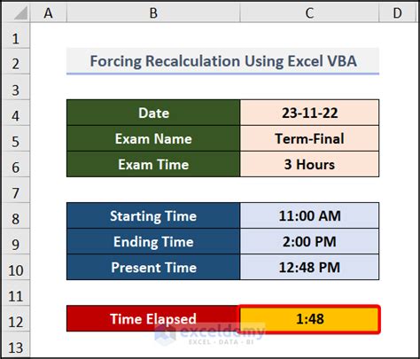 how to make a recalculate button in excel 5 easy steps