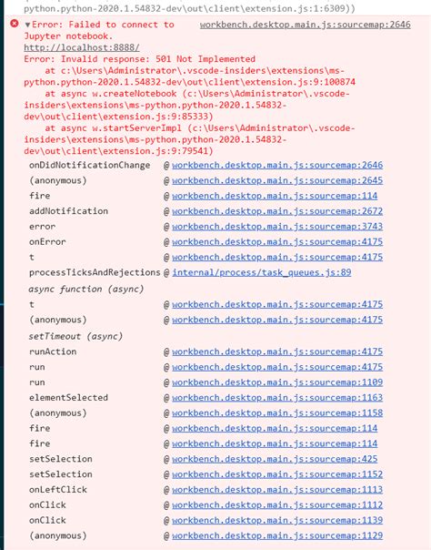 Failed To Connect To Jupyter Notebook Issue Microsoft Vscode Jupyter GitHub