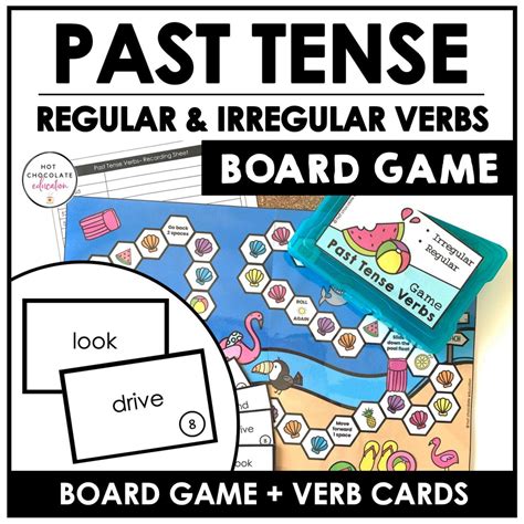 Irregular Verbs Board Game English Esl Worksheets For Hobbies