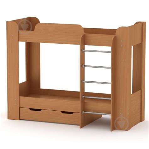 ᐉ Ліжко Kompanit Твікс 2 70 см х 190 см Бук • Краща ціна в Києві Україні • Купити в Епіцентр