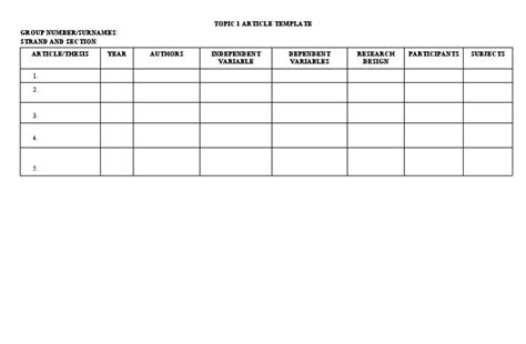 Research Gap Template Pdf