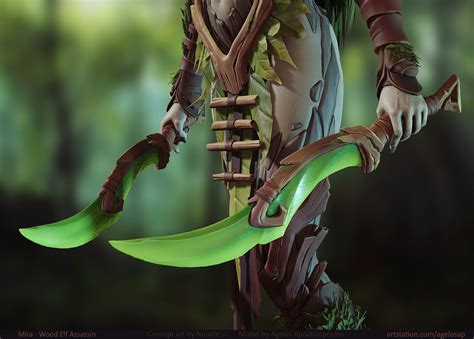 Agelos Apostolopoulos Mira The Wood Elf Assassin