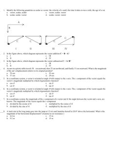 Physics Chapter 2 Practice Test