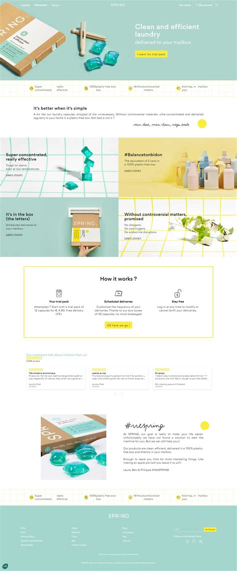 Spring Ecommerce Website Design Gallery And Tech Inspiration