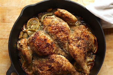 Skillet Roasted Lemon Chicken Recipe The Hungry Hutch