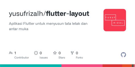 GitHub Yusufrizalh Flutter Layout Aplikasi Flutter Untuk Menyusun Tata Letak Dan Antar Muka