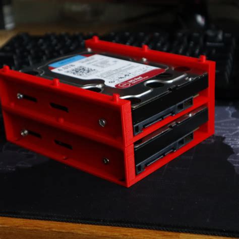 3d Printable Stackable Hdd Tray By Bart Van Dijk