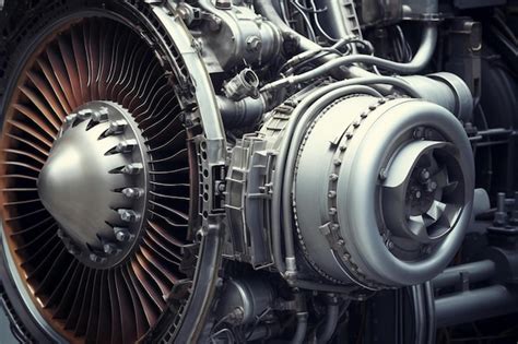 Premium Ai Image A Close Up Of A Plane Engine With The Engine Missing