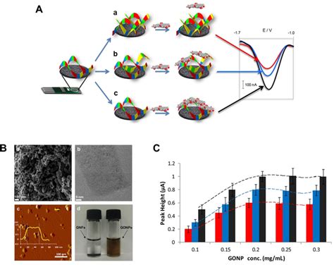 A Scheme Of The Biosensing And Electrochemical Signal Obtained From