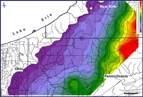 Ashleys Post Isopach Map