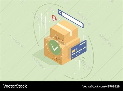 Isometric Logistics And Delivery Free Express Vector Image