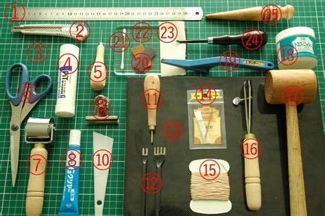 レザークラフト道具 一式