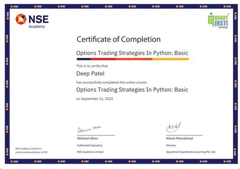 deep patel on linkedin nse nfo optionstrading python algotrading
