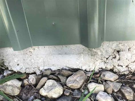 Outside Bottom Edge Vermin Seal Steel Sheds In Australia