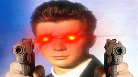 Rick Astley With Gun By Boggops On Deviantart