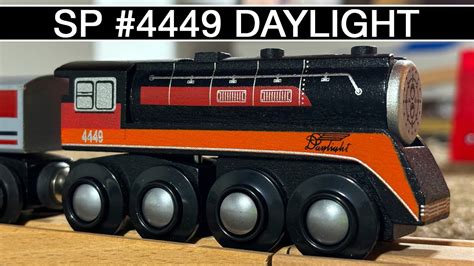 🔴 4449 Daylight Brio Compatible Wooden Train Set Southern Pacific