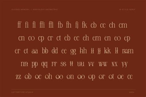 Closed Memory Font Free Font