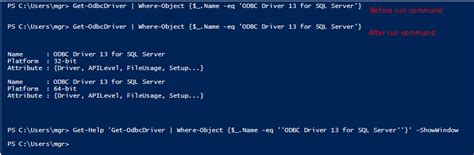 Azure Vm Update Microsoft Odbc Driver Via Powershell Stack Overflow