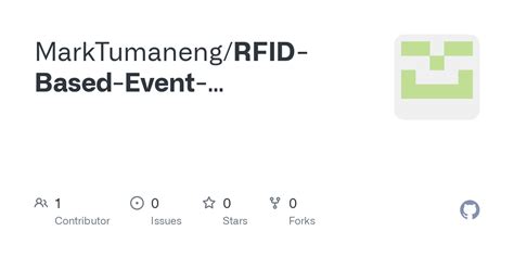 Github Marktumaneng Rfid Based Event Attendance System