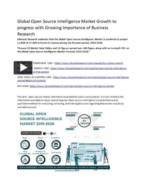 Global Open Source Intelligence Market Size Share Growth Analysis Presentation Free To