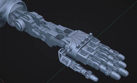 Topology Porn On This Robot Arm R Blender