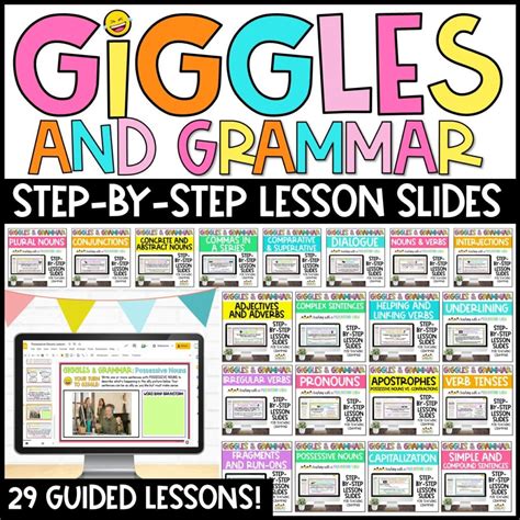 Grammar Lessons And Activities For 3rd 4th And 5th Grades Lesson