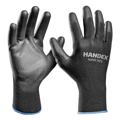 Luva Preta Multitato Pu Hand Tátil Handex Ca 41628 Armazem Do Epi