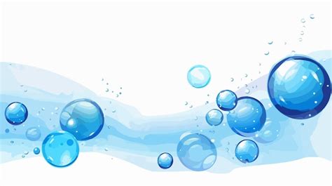 Colorful Bubbles 2d Flat Cartoon Vector Illustration Premium Ai