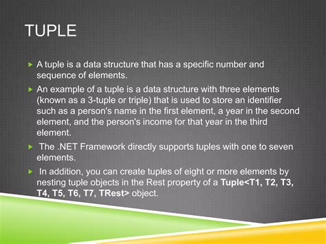 Tuple Ppt