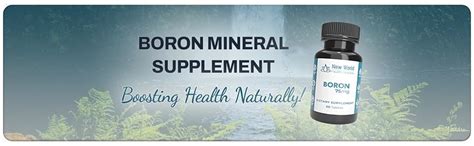 Boron Mineral Supplement 75mg 60 Count Trace Minerals