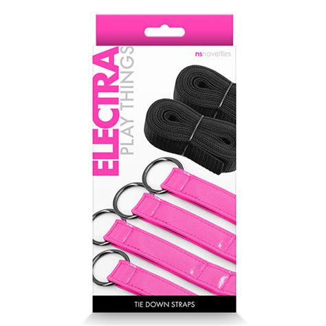 Electra Bed Restraint Straps Neon Pink Janets Dungeon