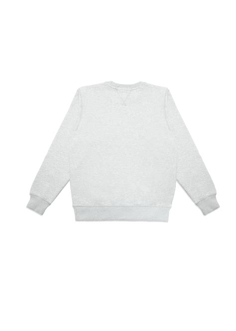 Classic Crew Neck Sweatshirt Heather Grey Lusa1904