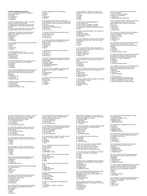 Practice Problem Set 25 Pdf