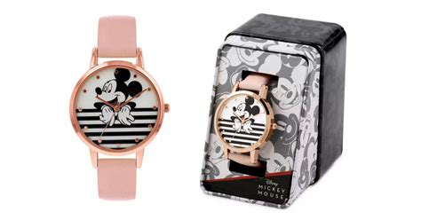 Disney Mickey Mouse Ladies Pink Leather Strap Watch £9 99 Argos