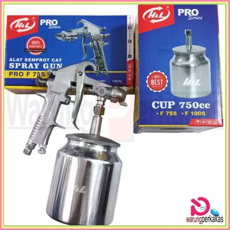 Handl Spray Gun F75s Tabung Bawah Spray Gun 750cc Alat Penyemprot Cat