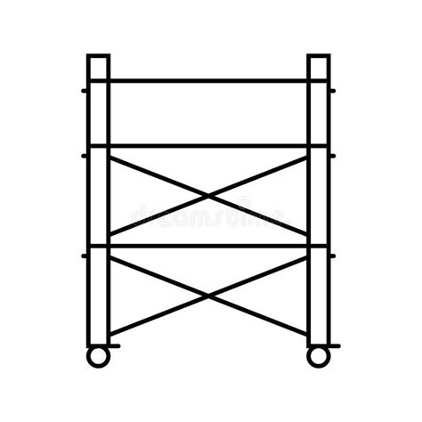 Scaffolding Line Icon Stock Illustrations 428 Scaffolding Line Icon Stock Illustrations