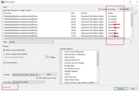 Releases 3611 Batch Convert Tool Broken · Issue 6635 · Subtitleeditsubtitleedit · Github