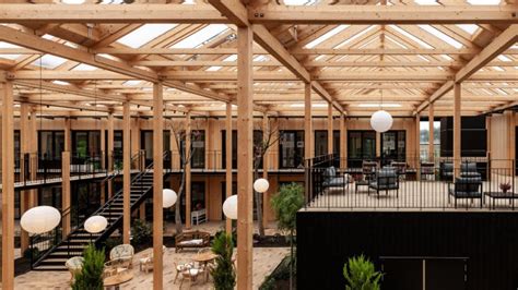 tetris and sangberg design senior housing around communal courtyard